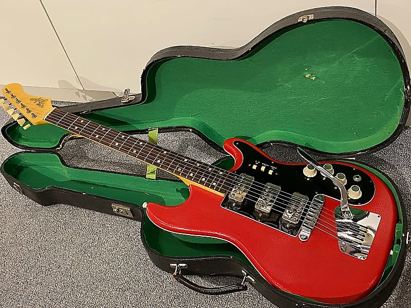 RARE 1963 Hofner Red 173 Vinyl Electric Guitar with | Reverb Canada