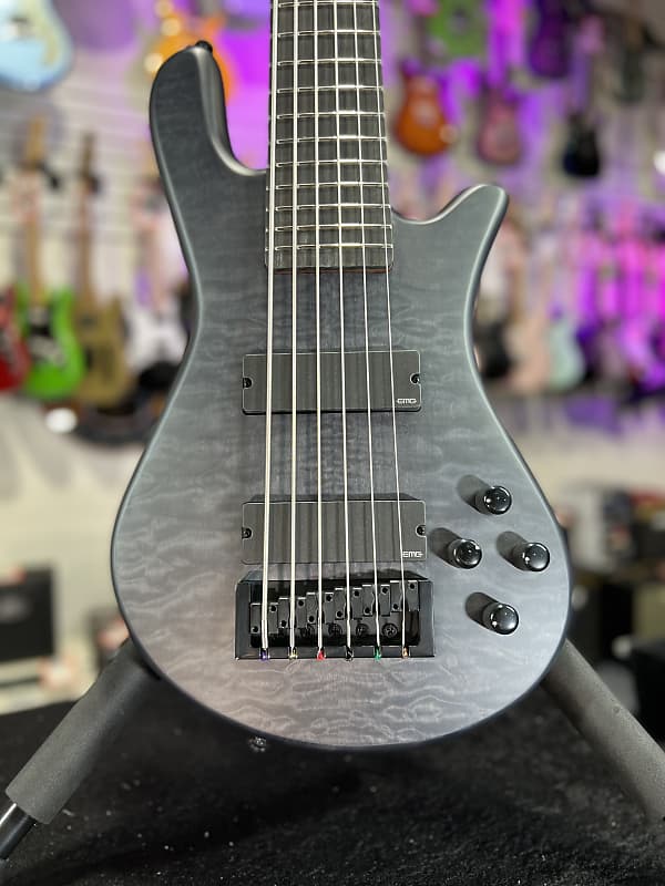 Spector NS Pulse 6 Bass Guitar - Black Stain Authorized | Reverb