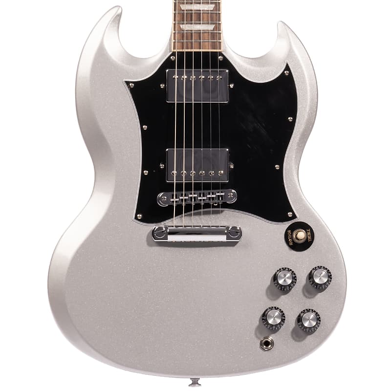Gibson SG Standard Custom Color Electric Guitar, Silver Mist- | Reverb