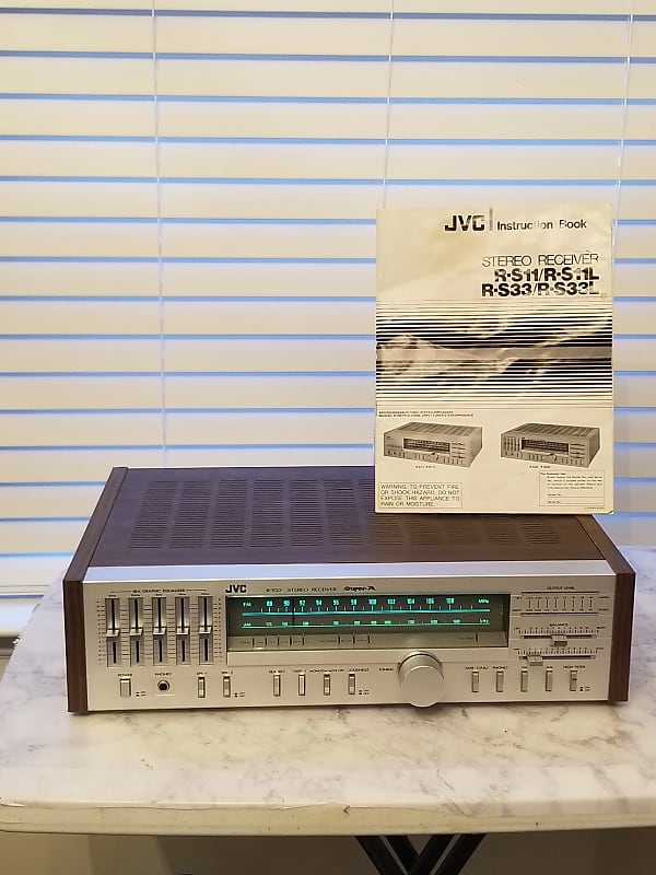JVC R-S33 STEREO RECEIVER SUPER-A | Reverb