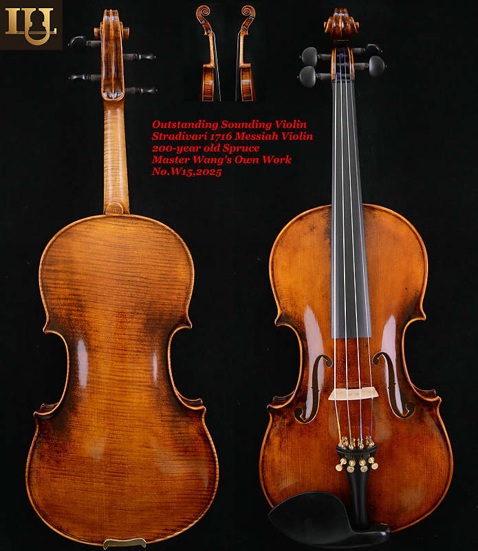 Exceptional Sound Violin Master Wang's Own Work 200-y old | Reverb