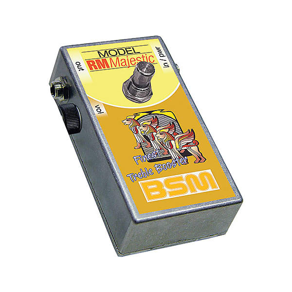 BSM RM Majestic Treble Booster Effects Pedal | Reverb