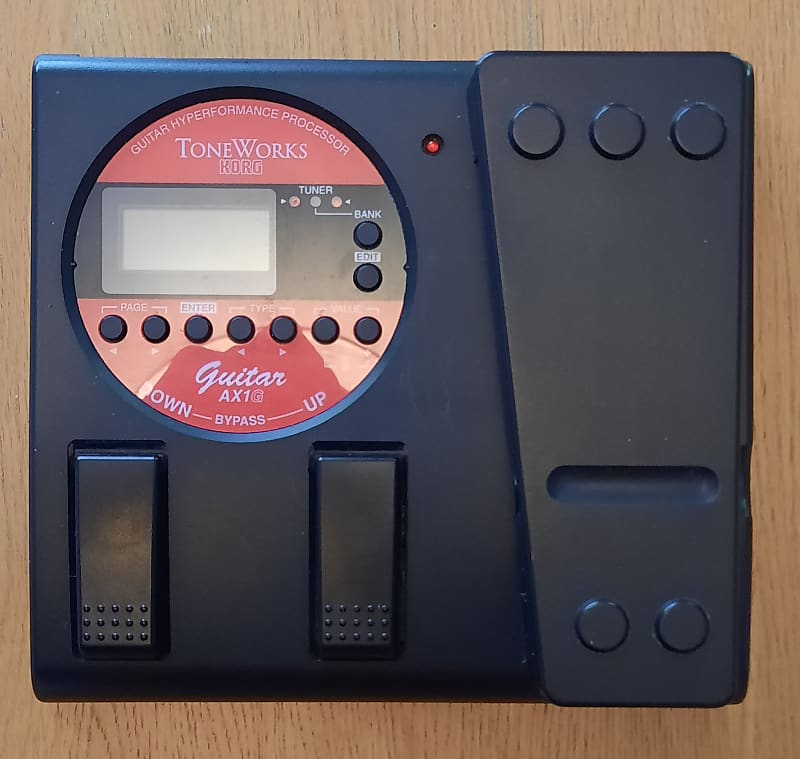 Korg Toneworks AX1G Guitar Processor 1998 - Black & Red | Reverb