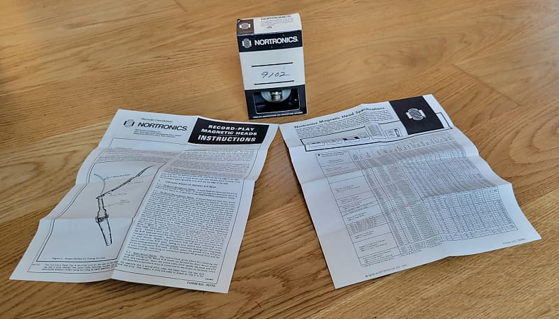 Nortronics 9102 NOS Play/Record 1/4 Tape Head 1962 | Reverb