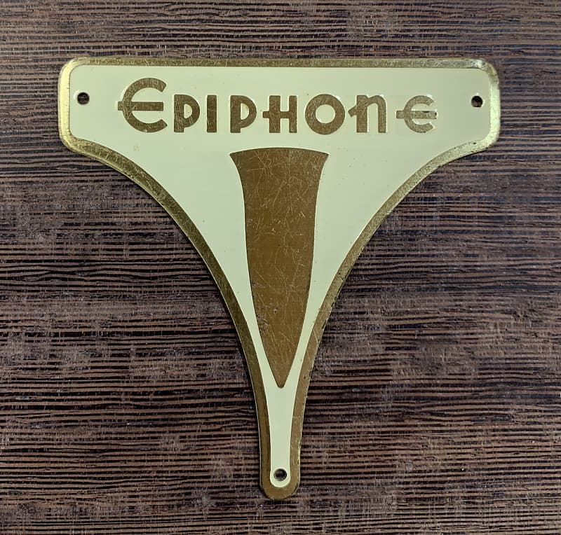 Rare Epiphone headstock badge | Reverb