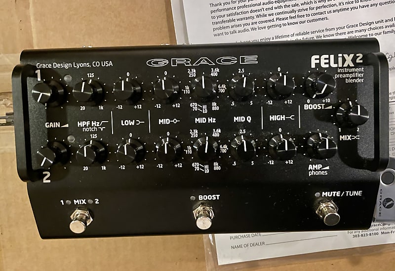 Grace Design Felix 2 2021 Black | Reverb