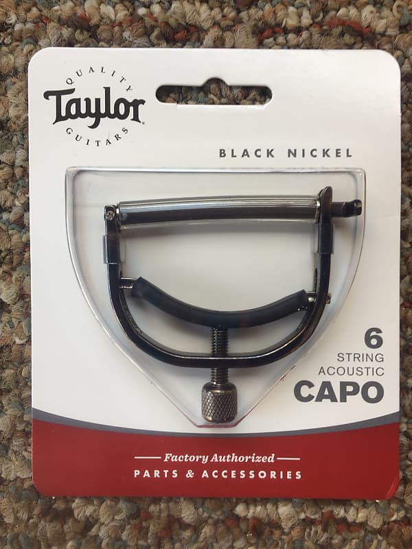 Taylor Guitars Cradle Style Capo 2019 Black Nickel | Reverb