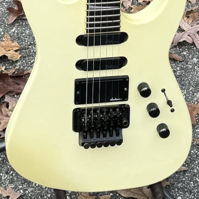 1990 Jackson SL-1 Soloist W/OHSC White Made In USA SL1 HSS | Reverb