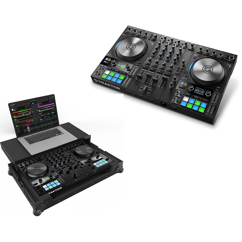 Native Instruments Traktor Kontrol S4 MK3 + Zomo S4 MK3 Plus | Reverb