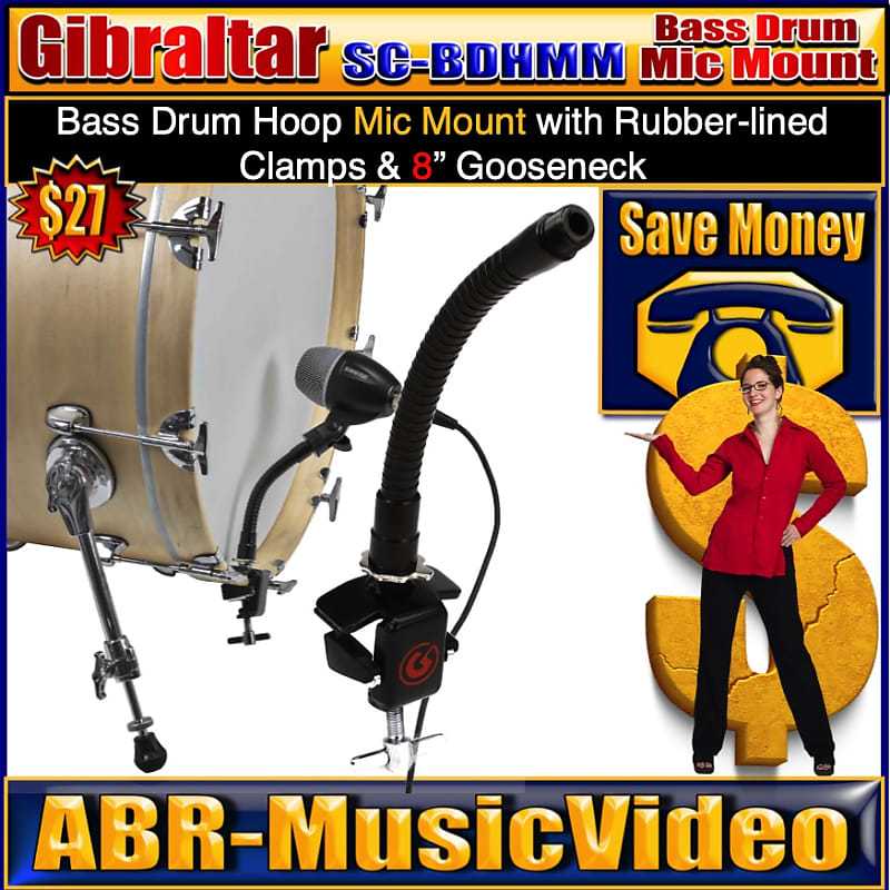 Gibraltar SC-BDHMM Bass Drum Hoop Mic Mount | Reverb