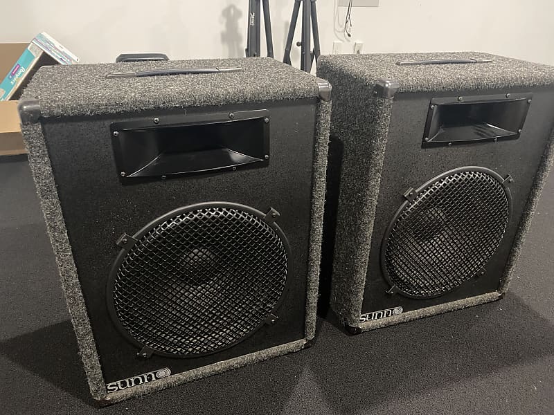 SUNN 1215 PASSIVE SPEAKERS made in USA | Reverb