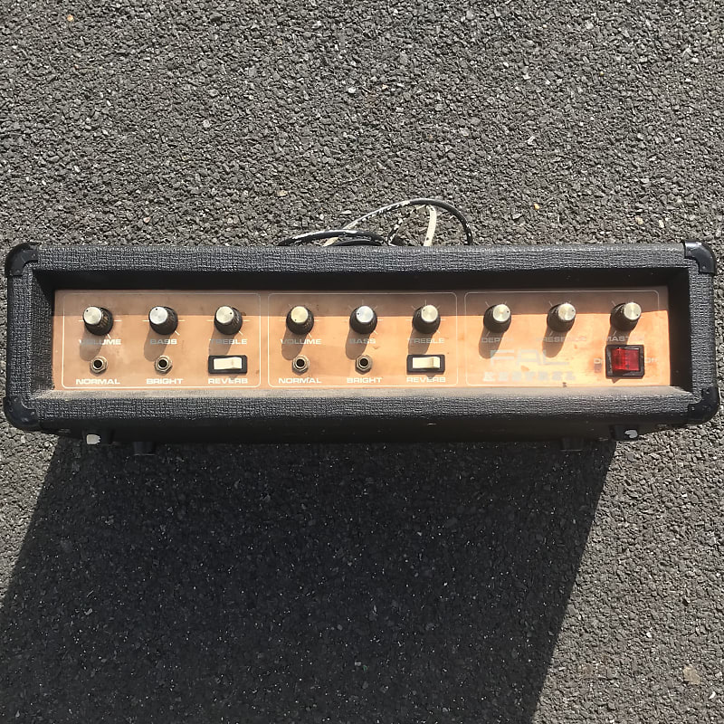 vintage FAL Kestrel 100w SS 2 channel Guitar amp with reverb | Reverb