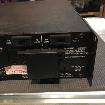 Crown Com-Tech 400 Professional Stereo 400W Power Amplifier | Reverb