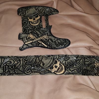 Custom made python strap 2019 Green pate | Reverb