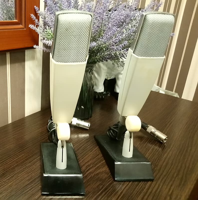 Soviet Vtg ribbon microphone pair Oktava ML-51 Soviet 1985 | Reverb