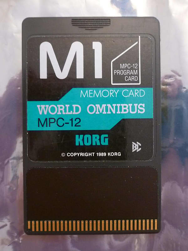Tested Working RARE Korg MPC-12 World Omnibus Program | Reverb
