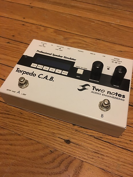 Two Notes Torpedo CAB Amp Cabinet Mic Simulator (& Impulse | Reverb