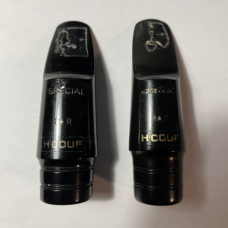 H. Couf Artist & Special Alto Saxophone Mouthpieces 4*R & 4*S | Reverb