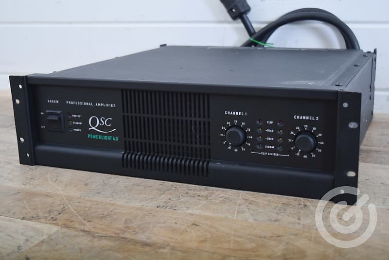QSC PowerLight 4.0 2-Channel Power Amp (church owned) CG00FJ9 | Reverb