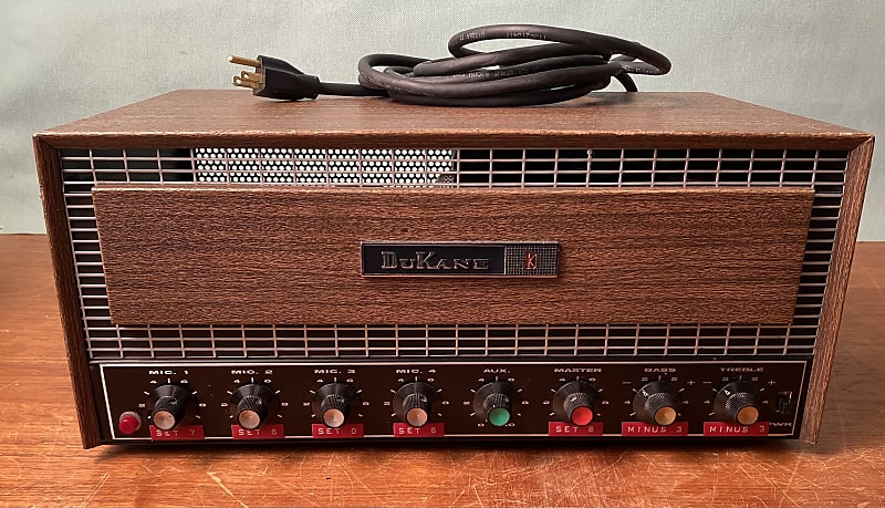 Dukane 1A780A 1B780A Tube Guitar/Harp Amp, 8417 60 watts | Reverb