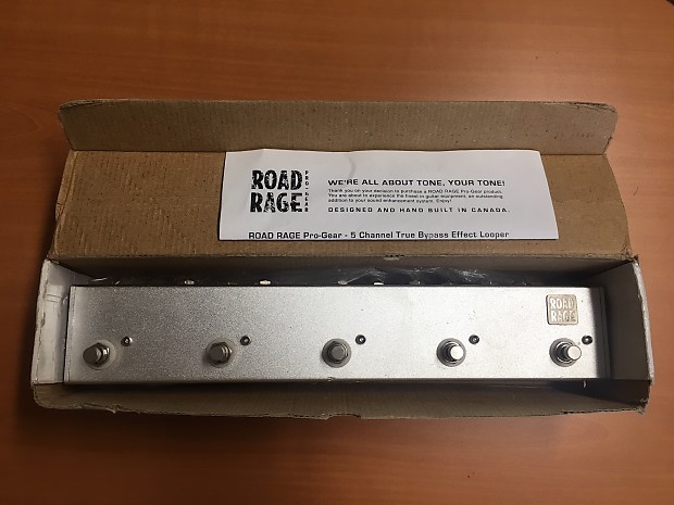 Road Rage Pro Gear 5 Channel True Bypass Effect Looper and | Reverb UK