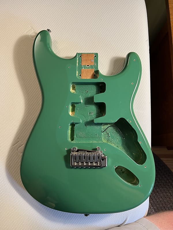 Stratocaster Style Body - Green | Reverb