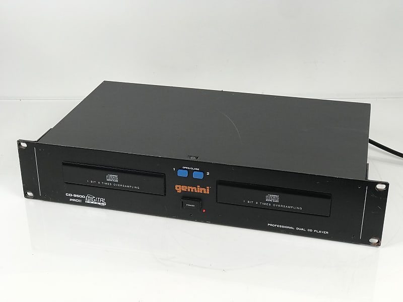 Gemini CD-9500 ProII Digital Professional Dual CD Player | Reverb