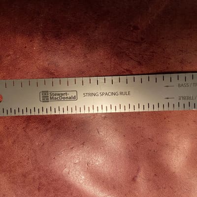 Stewart MacDonald String Spacing Rule -- Luthier Tool | Reverb