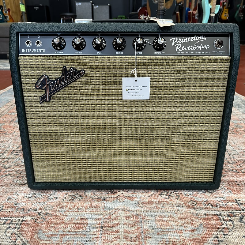 Fender ‘65 Princeton Reverb 2024 - Brit Green | Reverb