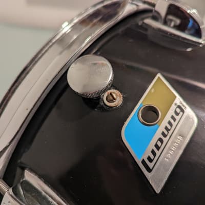 Ludwig Tom 1975 - Black Cortex Wrap | Reverb