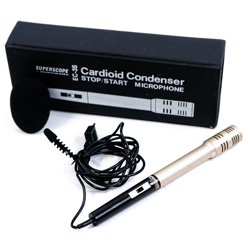 Marantz Superscope EC-3S Cardioid Condenser Stop / Start | Reverb