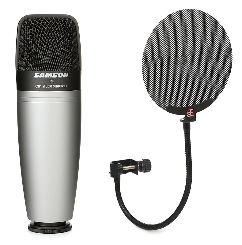 Samson C01 Large-diaphragm Condenser Microphone Bundle with | Reverb