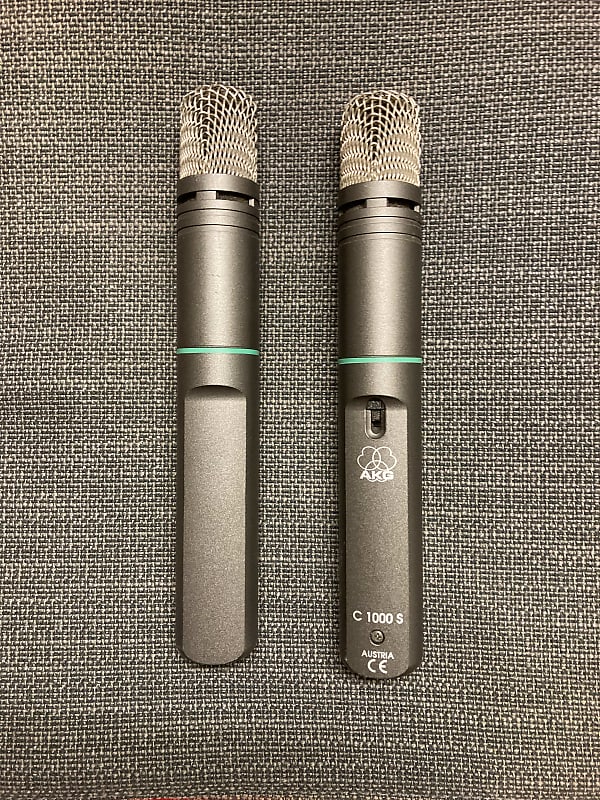 AKG C1000 S Small Diaphragm Multipattern Condenser Microphone | Reverb