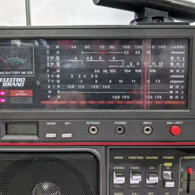 Vintage 1971 Electro Brand Short Wave Radio w Cassette | Reverb España
