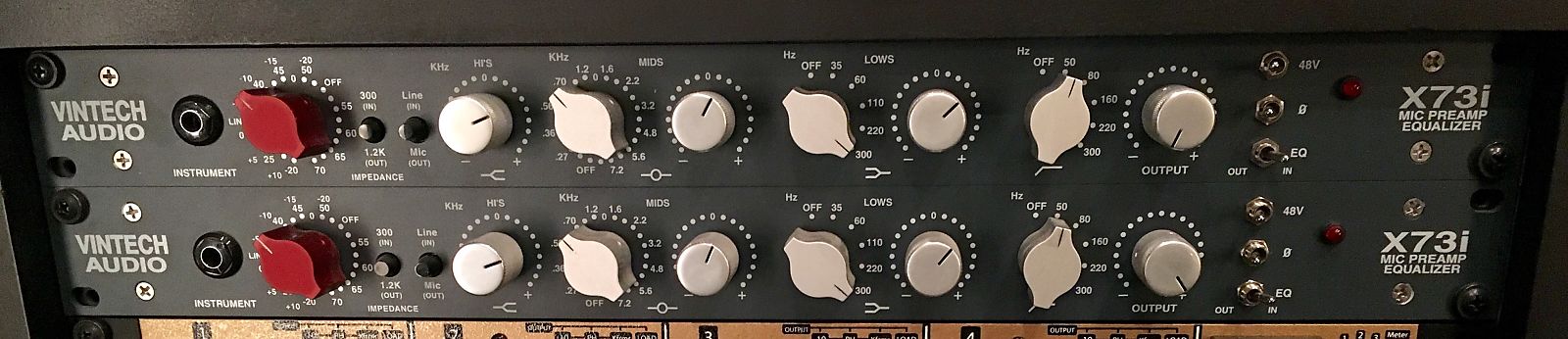 Vintech Audio X73i Mic Pre EQ Pair w/ PSU | Reverb