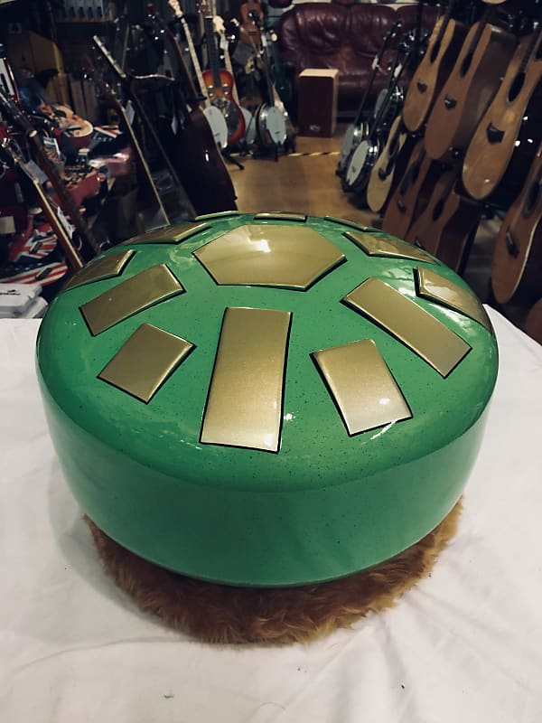Butone Tongue drum F Major Pentatonic 2018 Green / Gold | Reverb