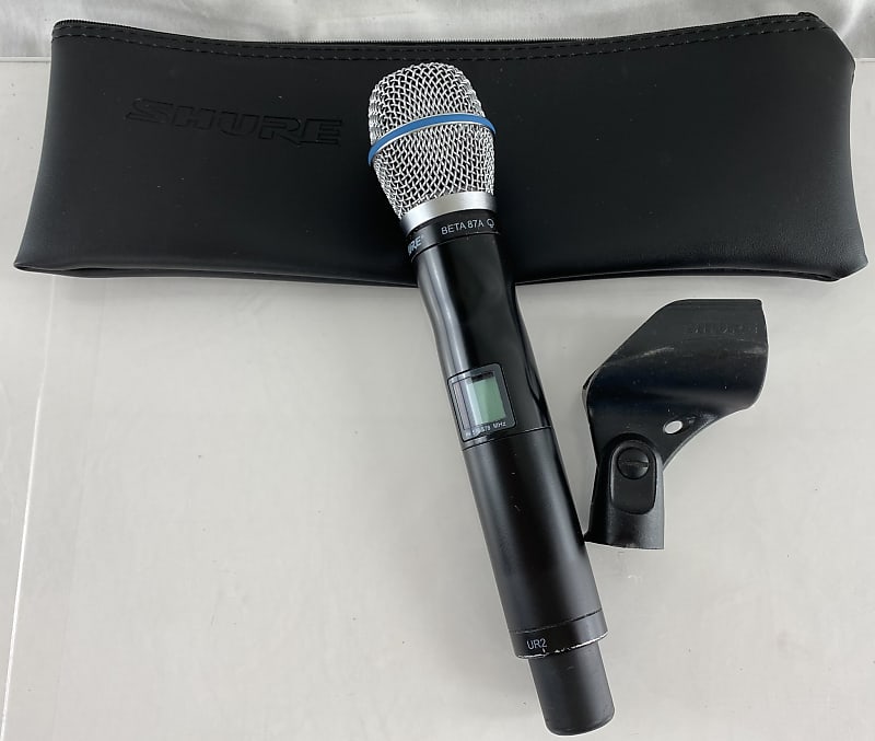 (2) Shure UR2 H4 Handheld Transmitters with No Capsules | Reverb