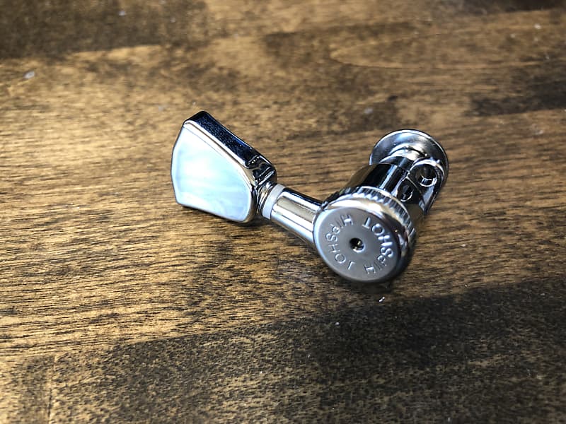 Hipshot Grip-Lock Closed Tuners 3+3 Upgrade Kit Chrome | Reverb