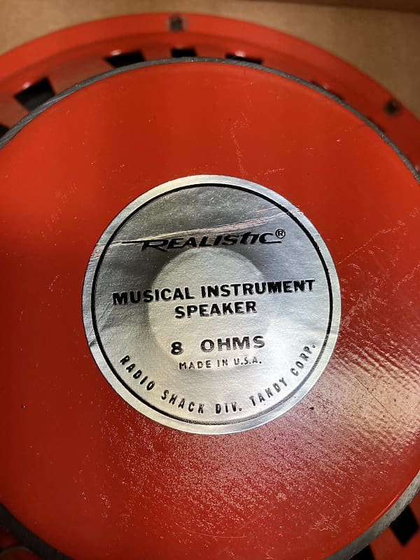 Realistic Music Instrument 12 inch Speaker 1970s | Reverb