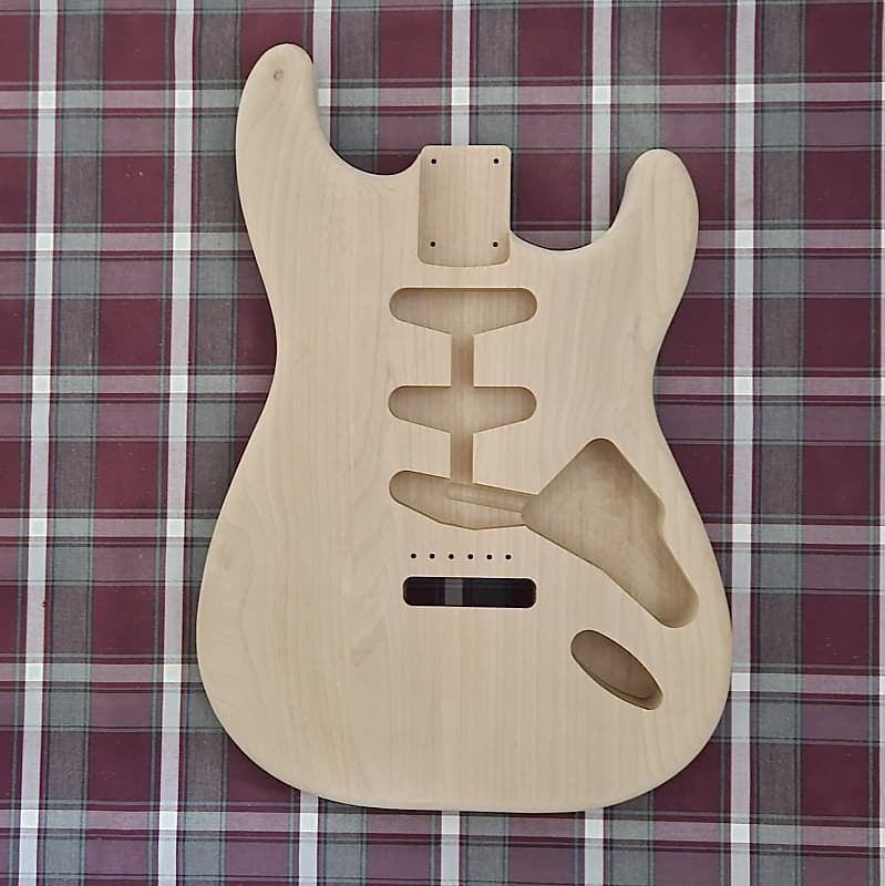 Woodtech Routing - Paint Grade Alder Stratocaster Body - | Reverb