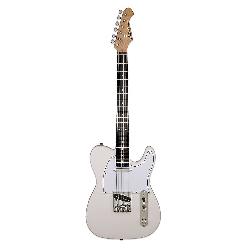 Aria Pro II Electric Guitar Ivory, Maple Fingerboard | Reverb