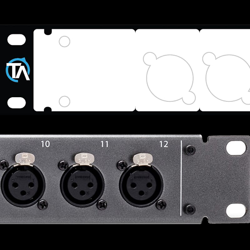 Single - Blank Patch Bay Label Compatible with Hosa | Reverb UK