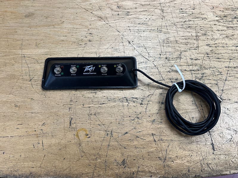 Peavey 4-Button 7-Pin Guitar Amp Amplifier Remote Switch | Reverb