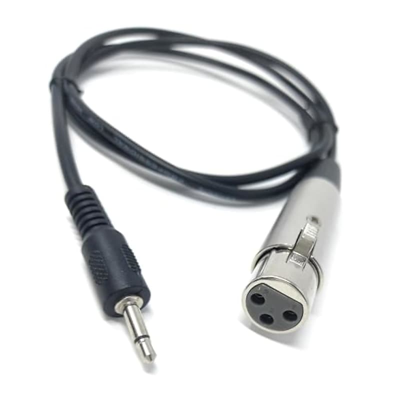 1M 3.5Mm Mono Aux Jack To Xlr Female Socket Microphone Lead | Reverb
