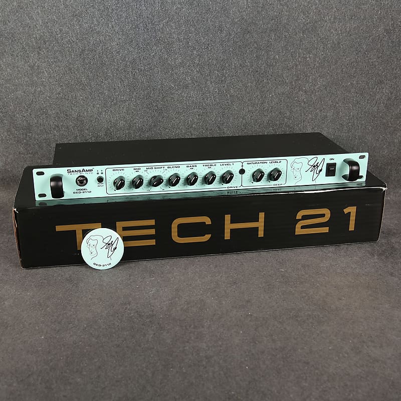 Tech 21 GED-2112 Geddy Lee Signature SansAmp Bass Preamp - | Reverb