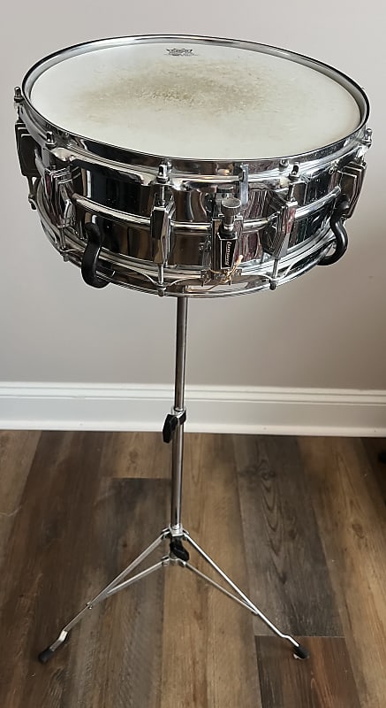 Ludwig Student snare kit 1990 - Chrome | Reverb