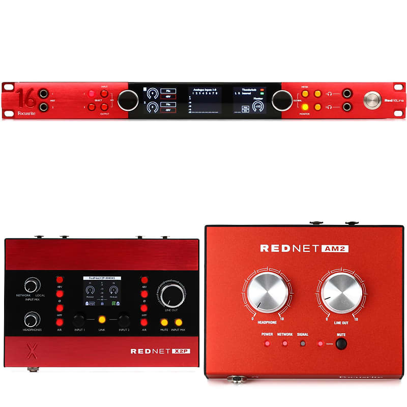 Focusrite Rednet Project Studio Dante Bundle | Reverb
