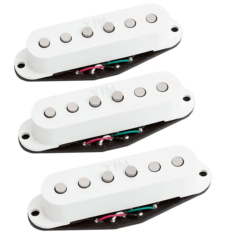 Set micros Stratocaster Malmsteen STK-S10S-W YJM Fury White | Reverb