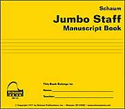 Jumbo Staff Manuscript Book | Reverb
