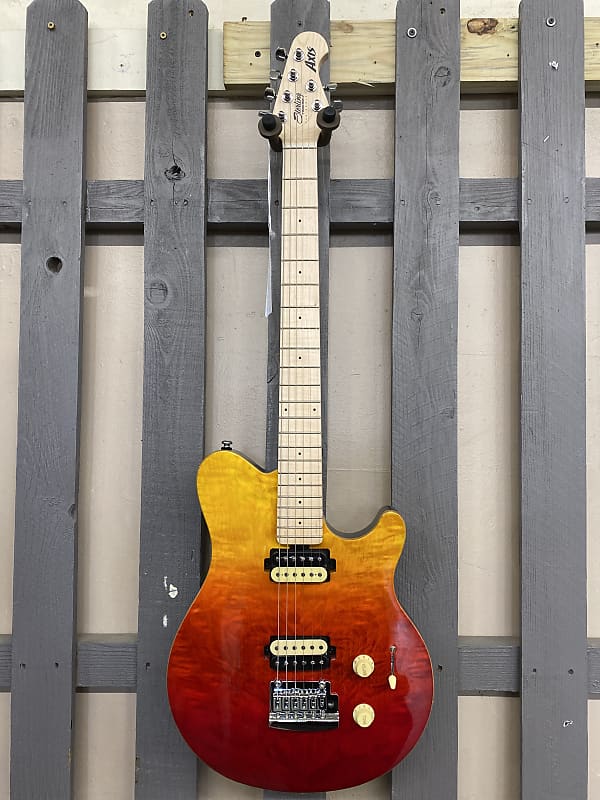 Sterling Axis AX3QM Quilted Maple Spectrum Red (Store Demo) | Reverb